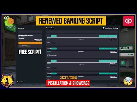 FiveM Banking Script okok banking GTA V FiveM Scripts Видео