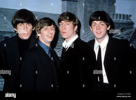 Beatles In 1964 From Left George Harrison Ringo Starr John Lennon And