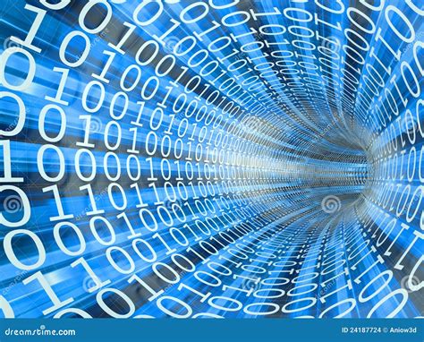 Binary Stream Stock Illustration Illustration Of Equipment 24187724