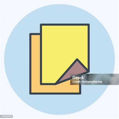 아이콘 빈 용지 페인트 아트 도구 기호에 적합합니다 컬러 메이트 스타일 편집 가능한 간단한 디자인 디자인 템플릿 벡터 간단한 그림 디자인에 대한 스톡 벡터 아트 및 기타