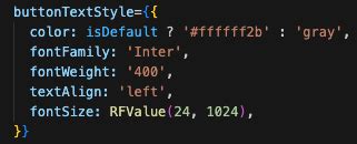 Define Styles For DefaultButtonText Placeholder Issue 108