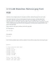 RGB Color Manipulation Remove Gray For Vibrant Shades Course Hero