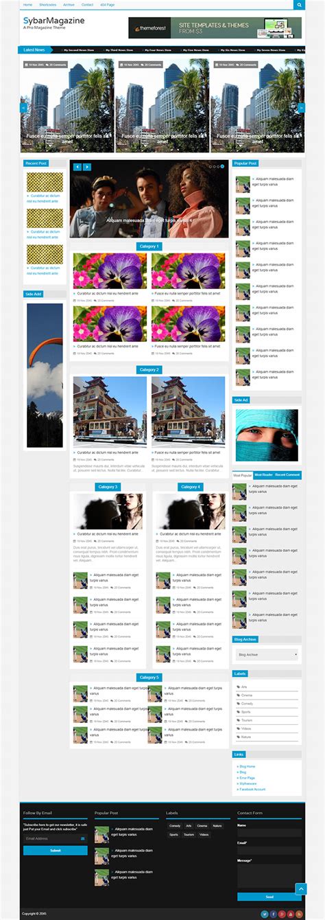 free neuron website template free website templates html5 and css