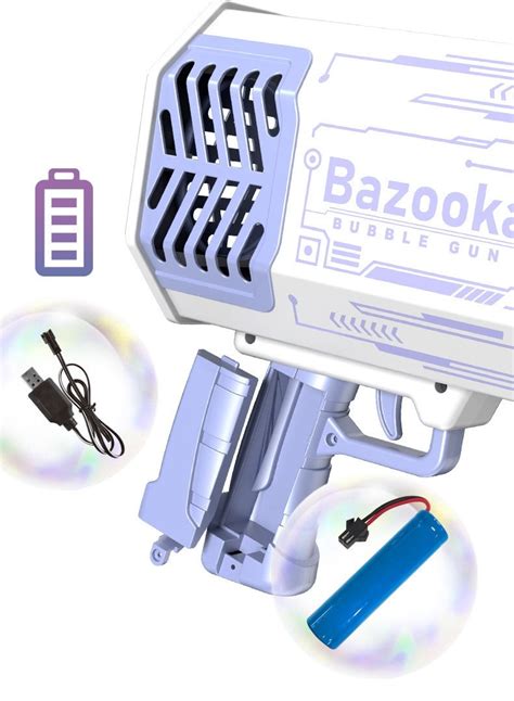 BAZOOKA תותח בועות סבון חשמלי חוויתי לכל המשפחה