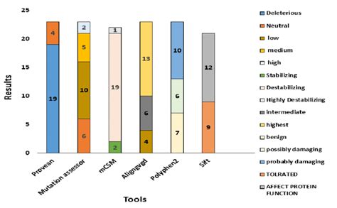Prediction Results Of 23 Nssnps In The Cdk1 Gene By Six Tools Download Scientific Diagram