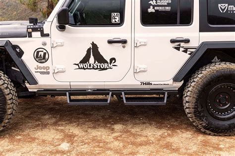 Wolfstorm Durable Side Steps Are Stylish And Provide The Extra Step You Need For Your Lifted