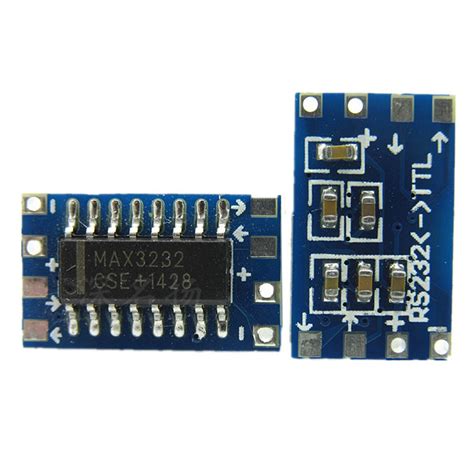 mcu mini rs232 max3232 potentiometer to ttl conversion board serial