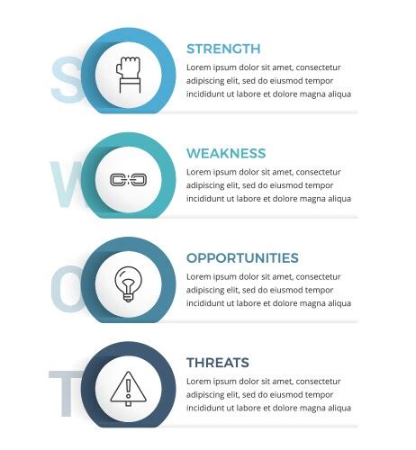 Swot Analysis Data Vector Images Over 700