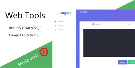 Web Tools Beautify Htmljscss And Compile Less Online By Thanhdev