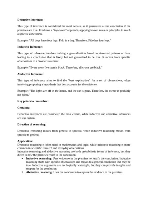 Deductive Inference Pdf