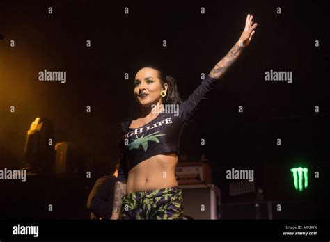 Milan Italy 17th January 2018 Tatiana Shmailyuk Performs With Jinjer At Alcatraz In Milan