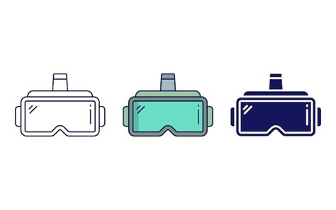 Premium Vector Virtual Reality Glass Vector Icon