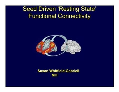 Seed Driven Resting State Functional Connectivity Neurometrika