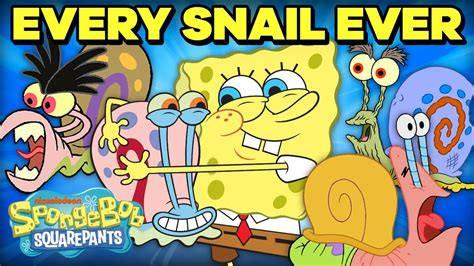 Every Snail Ever In Bikini Bottom 🐌 Spongebob Youtube