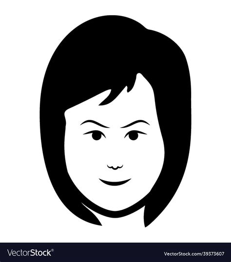 Lady Royalty Free Vector Image Vectorstock