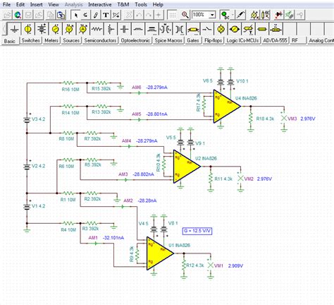 INA826 Inst With Different DC Differential Input Levels Amplifiers Forum Amplifiers