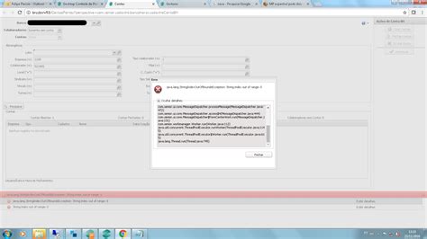 17819 Index Out Of Range Ao Procurar Por Colaboradores Sem Conta De