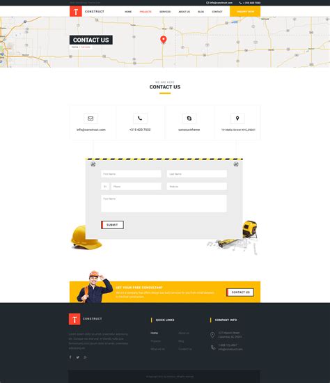 Construct Building And Construction Html Template By Wpmines Themeforest