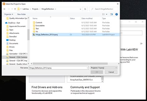 Solved Labview Project Files And Ms Sharepoint Ni Community