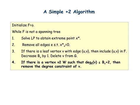 Ppt Approximation Algorithm Iterative Rounding Powerpoint