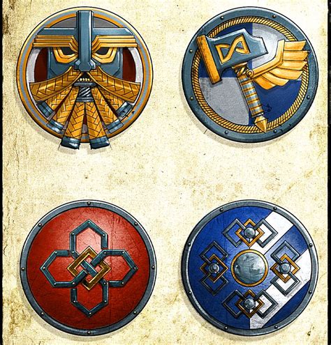 Dwarven Clan Symbols Dwarven Shield Dwarven Shield Art