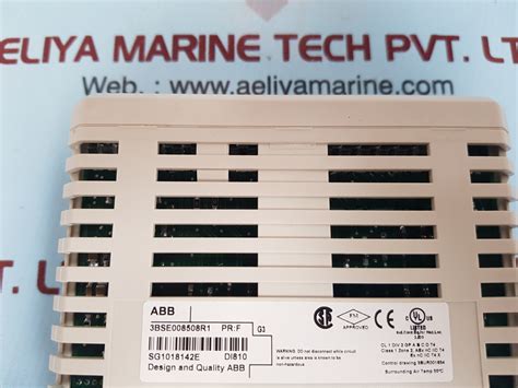 ABB S DI DIGITAL I O MODULE BSE R PR F Aeliya Marine