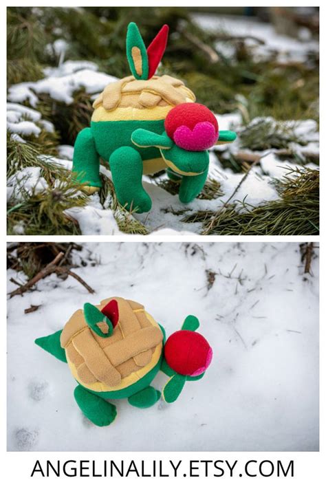 Appletun Pokemon Plush Handmade Appletun Plush By Angelina Lily On Deviantart