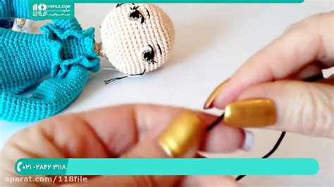 آموزش بافت عروسک دختر عروسک بافی عروسک بافتنی بافت موی عروسک الکسا