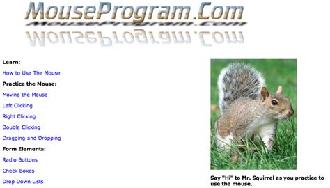 kindergarten computer lab activities mouse skills