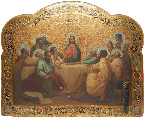 Русские иконы ТАЙНАЯ ВЕЧЕРЯ / Russian icons The Last Supper
