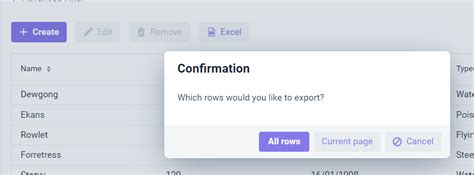 excel export questions cuba platform