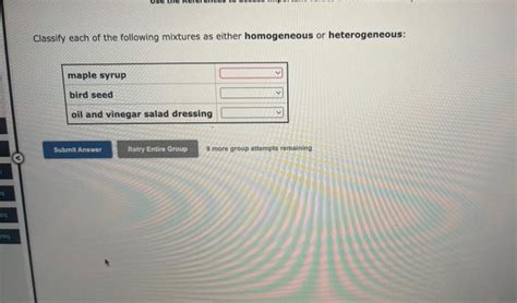 Solved Classify Each Of The Following As Either A Pure