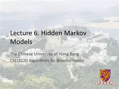 Ppt Lecture 6 Hidden Markov Models Powerpoint Presentation Free
