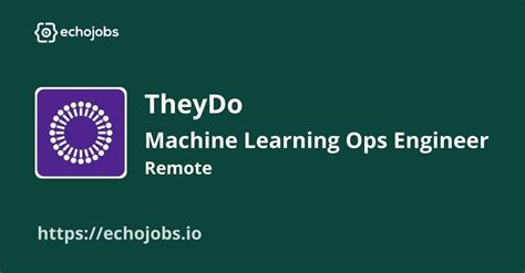 theydo is hiring machine learning ops engineer [remote] [python