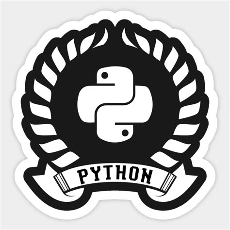 python vintage retro python sticker teepublic