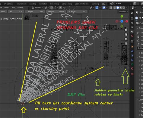 Migrating To Blender DXF Objects Scaled And Missplaced In Blender OSArch