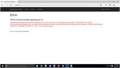 Custom Ui For Sign In Sign Up Giving Error In Azure Ad B2c Stack Overflow