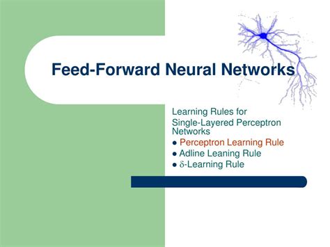 Ppt Feed Forward Neural Networks Powerpoint Presentation Free Download Id4226687