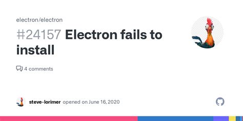 Electron Fails To Install Issue Electron Electron GitHub