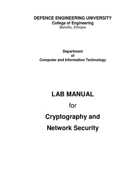 pdf labmanual for cryptography and network security dokumen tips