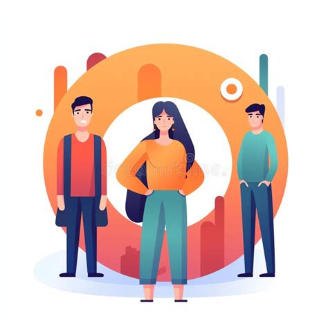 Generative Ai Gender Identity Concept Stock Illustration Illustration Of Cartoon Androgyny