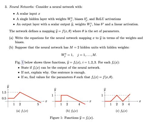Solved Neural Networks Consider A Neural Network With A Scalar Input
