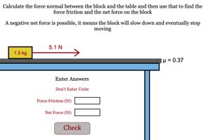 Net Force With Friction