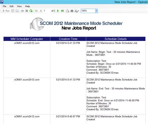 Management Pack For The Scom 2012 Maintenance Mode Scheduler Scom Synapse