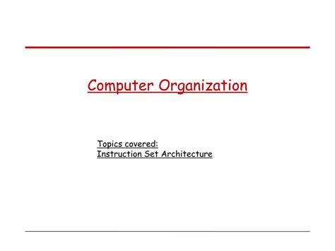 PPT Computer Organization PowerPoint Presentation Free Download ID 3769881