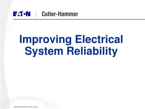 Ppt Enhancing Electrical System Reliability Amid Blackout News