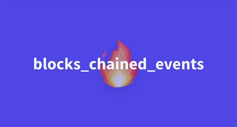 Blockschainedevents A Hugging Face Space By Gradio