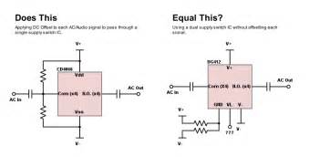 Switches Do Dual Supply Switch Ics Provide Dc Offset Internally