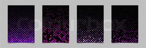 Color Circle Pattern Brochure Template Set Vector Page Bac Colourbox