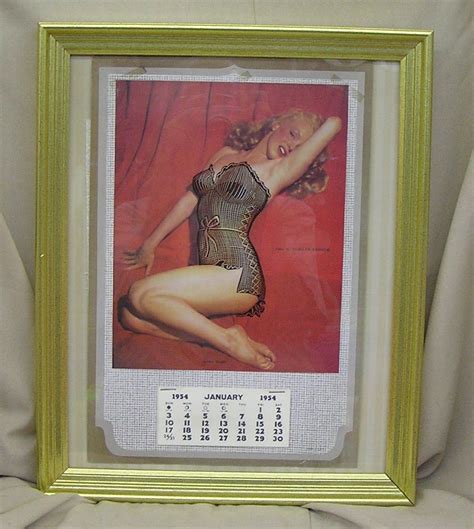 Marilyn Monroe Golden Dreams 1954 Calendar